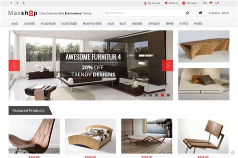 Free Download Maxshop Responsive Ecommerce Template Html5css3
