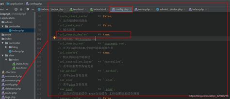 thinkphp5 域名路由 route domain csdn博客