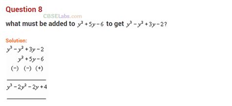 Algebraic Expressions And Identities Class 8 Extra Questions Maths Chapter 9 Cbse Labs