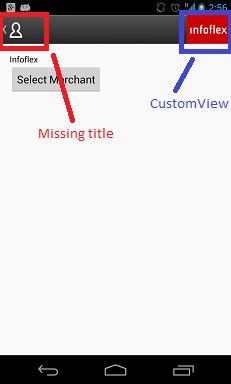 Android SherlockActionBar How To Adjust CustomView Against ActionBar