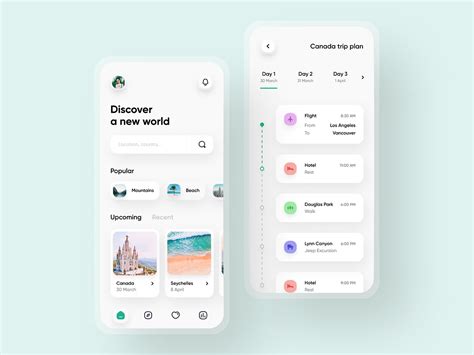 Trip Planner App By Dmitry Lauretsky For Ronas It Ui Ux Team On Dribbble
