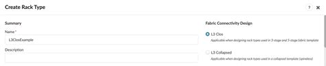 Create Rack Type In Designer L Clos Apstra Juniper Networks