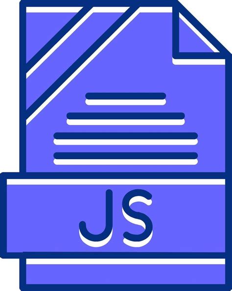 JS Filled Slip Style Icon 53859778 Vector Art At Vecteezy