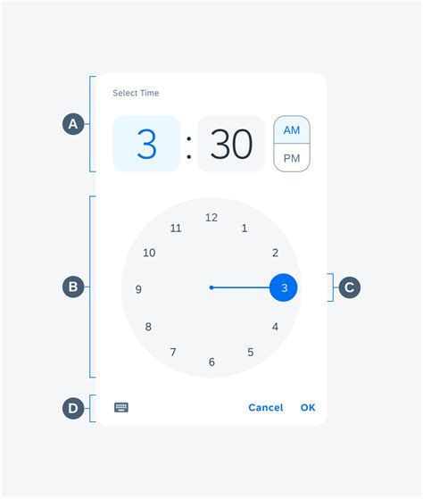 Date Time Pickers SAP Fiori For Android Design Guidelines