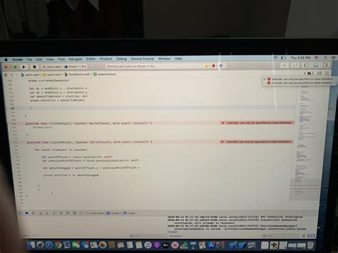 help cannot figure out why this error keeps occurring r iosprogramming