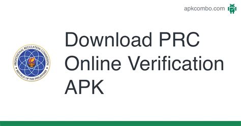 Download Prc Online Verification Apk Latest Version 2024