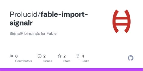 GitHub Prolucid Fable Import Signalr SignalR Bindings For Fable
