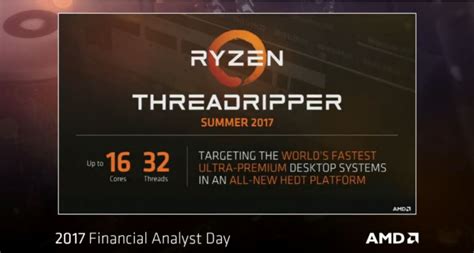 AMD เปดเผย Core Threadripper CPU ชปทแรงทสดสำหรบ High End Desktops Extreme IT