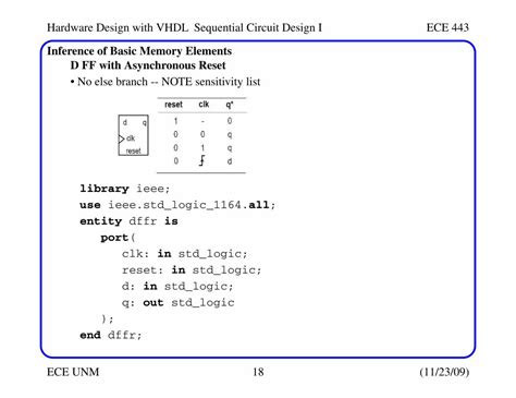 Pdf Sequential Circuit Design Principle Outlineece Jimp Vhdl Fpgas Slides