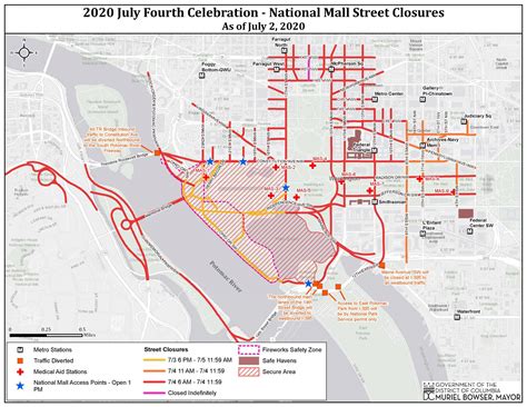 Street Closures Related To The 4th Of July Events Campus Advisories