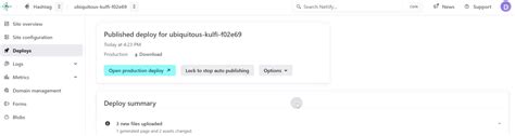 como fazer deploy de um site do zero passo a passo