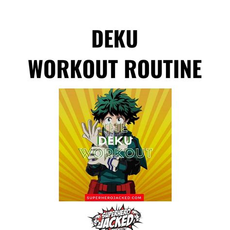 Deku Workout Pdfpdf Docdroid