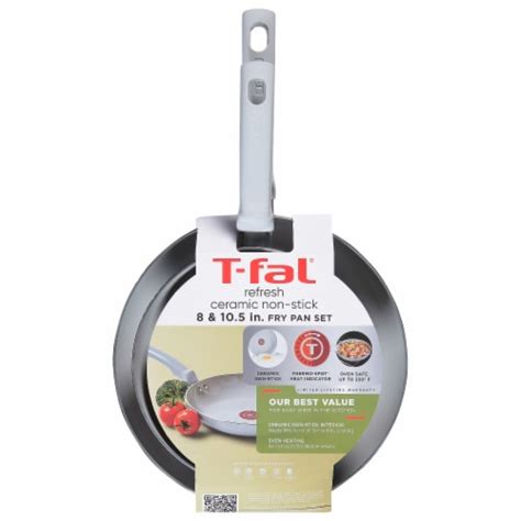 T Fal® Essentials Frying Pans Ceramic 2 Pc King Soopers