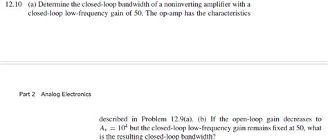 Solved Answer 1210 1210 A ﻿determine The Closed Loop