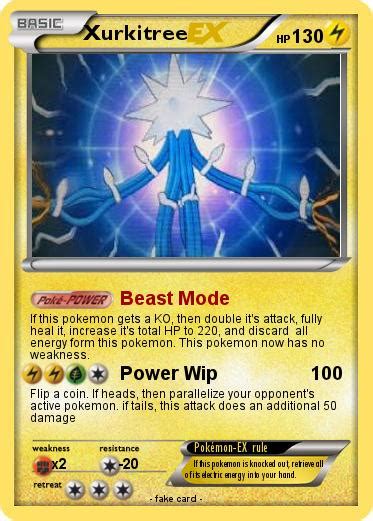 Pokémon Xurkitree 21 21 Beast Mode My Pokemon Card