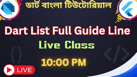 Dart List Full Guide Line Bangla Dart Tutorial For Flutter In Bangla