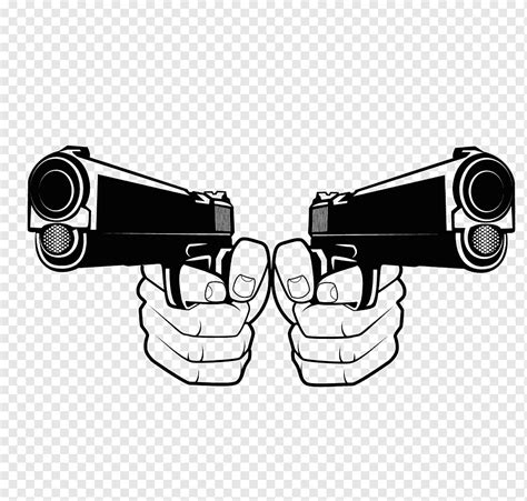 Рисунок руки с пистолетом Фото подборки 3