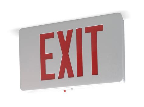 Led Exit Sign W Grainger