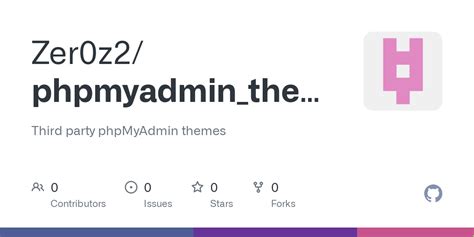 Github Zer0z2phpmyadminthemes Third Party Phpmyadmin Themes