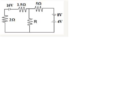 Solved Calculate The Current In Amperes Through The Resistor