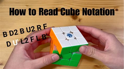 How To Read Cube Notation Youtube