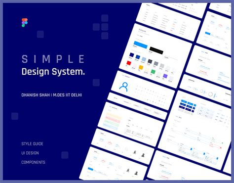 Design System UI Elements Components Styleguide Behance