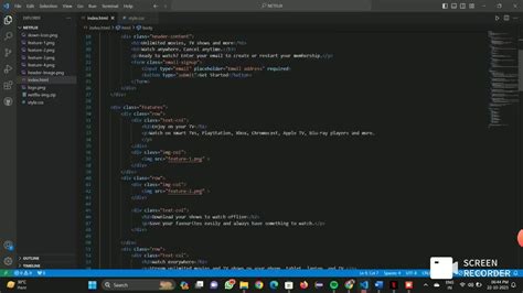 nandini singhal on linkedin bharatintern netflixclone project intern html css