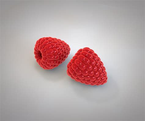 Artstation Raspberry Fruit 3d Model Resources