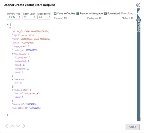 Create Openai Vector Store