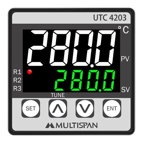 4 Digit Dual Display Three Output Pid Controller