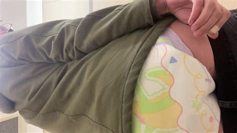 Messing My Diaper In A Public Restroom ThisVid