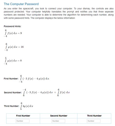 solved the computer password as you enter the spacecraft