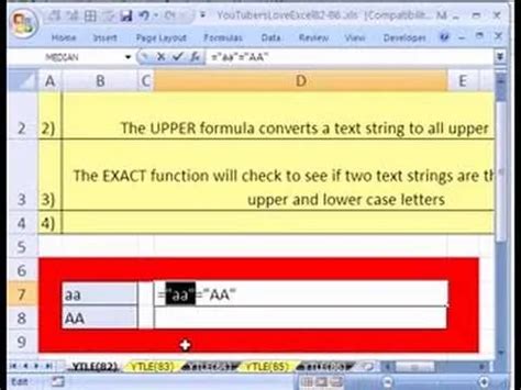 How To Use The UPPER EXACT Functions In Microsoft Excel Microsoft Office WonderHowTo