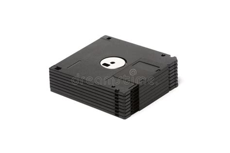 Stack Of Black Floppy Disks Stock Image Image Of Inches Business 80689537