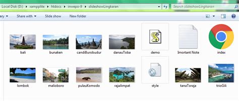 Cara Membuat Slide Show Lingkaran Dengan Javascript Inwepo
