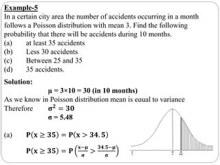 Normal Approximation To The Poisson Distribution PPTX Physics Science