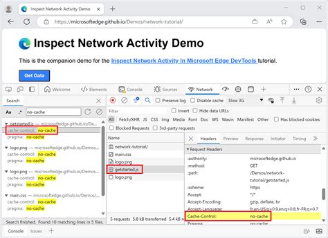 Inspect Network Activity Microsoft Edge Developer Documentation Microsoft Learn