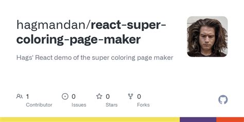 Github Hagmandanreact Super Coloring Page Maker Hags React Demo Of The Super Coloring Page