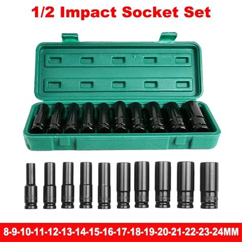 Socket Tool Set Pcs Impact Wrench Socket Electric Power Tool Impact Wrench Adapter Hex
