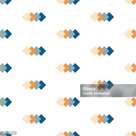 역동적인 시각 효과를 연출하는 다채로운 겹치는 사각형이 있는 완벽한 패턴 0명에 대한 스톡 벡터 아트 및 기타 이미지 0명 다중 색상 다층 효과 Istock