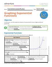 Analyzing Exponential Functions: Graphs & Transformations | Course Hero