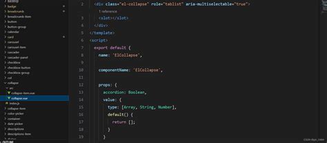 Element Ui Collapse 组件源码分享collapse组件 Csdn博客