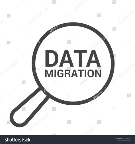 Information Concept Magnifying Optical Glass Words Stock Vector