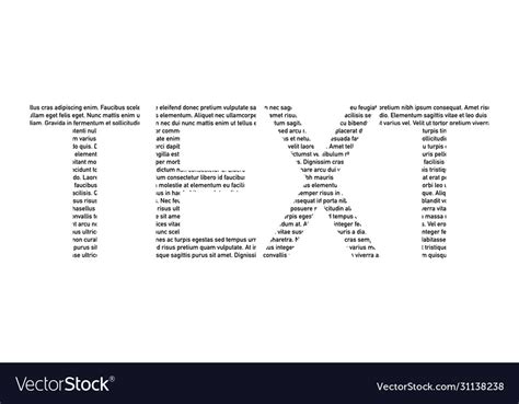 Word Text On Lorem Ipsum Background Royalty Free Vector