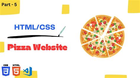 Pizza Website HTML CSS Step By Step Tutorial Part YouTube