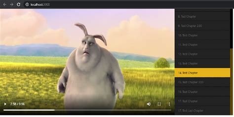 GitHub Rogersampaio React Video Chapters HTML Video Component With WebVTT Chapters And