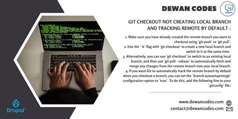 Git Checkout Not Creating Local Branch And Tracking Remote By Default