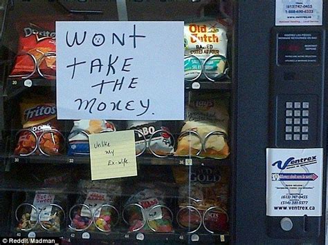 Vending Machine With Help Sign Funny Vending Machine Quotes Vending