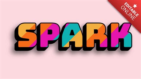 Spark Text Effect Generator TextStudio