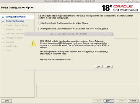 a help upgrading oracle restart from 12 2 0 1 to 18c
